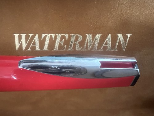 Waterman Stylo-Plume Stylo à Plume Reflex Rouge Profils Chrome A ...