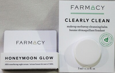 FarmAcy Clearly Clean .10 fl oz & Honeymoon Glow .17 fl oz Travel ...