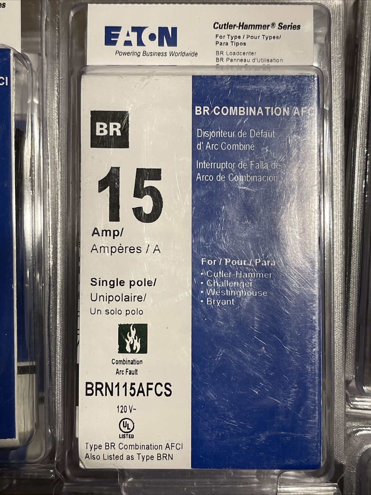 Eaton BRN115AFC 120V Circuit Breaker for sale online | eBay