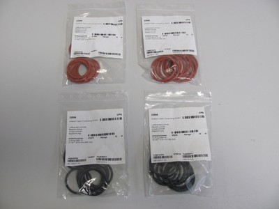 4 VE O-Ringe - NBR 60 & 70 Schwarz / MVQ 50 & 70 Rot - Ø 37,69 / 42,86 ...