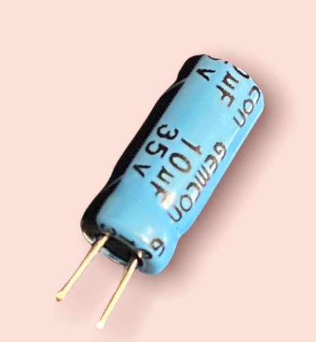 25 PCS CAPACITOR ALUM 10MF 10UF 35V RADIAL CAP (Replacing for 25V 16V ...