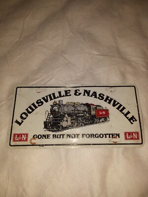 L&N Railroad Louisville & Nashville Gone But Not Forgotten License ...