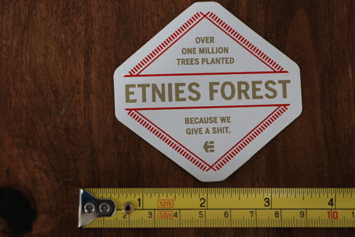 ETNIES Skateboarding STICKER Decal New FOREST Trees | eBay