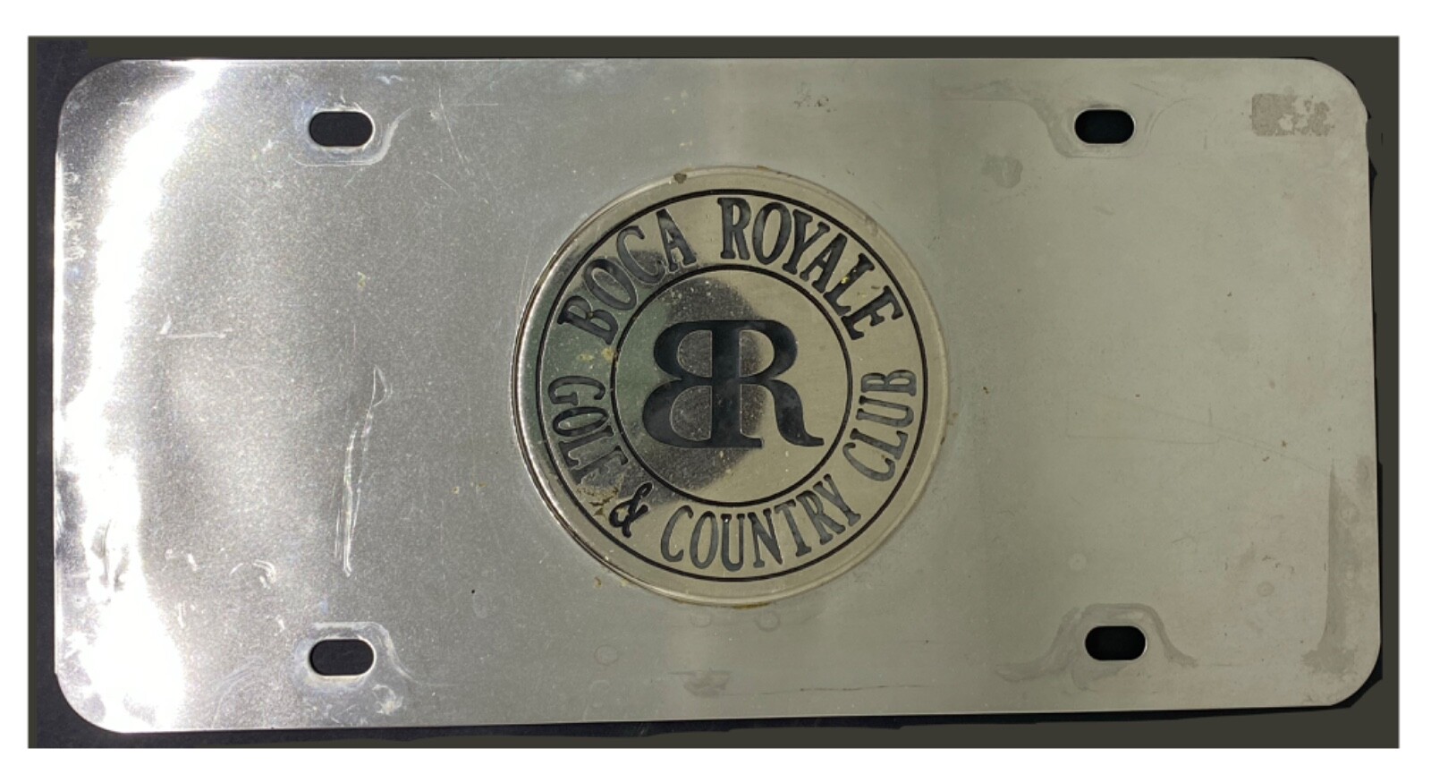 Boca Royale Golf & Country Club License Plate - Englewood, Florida BW ...