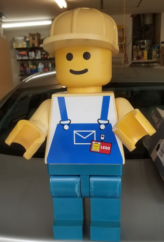 Lego Display 19 inch Giant Minifigure Megafigure Rare Find Advertising ...