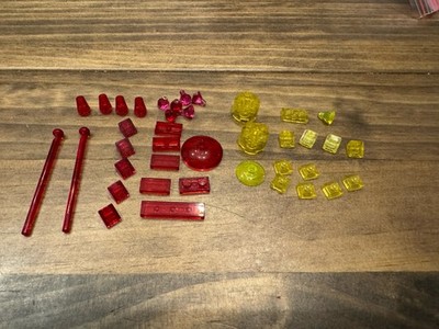 Lego FLAME Fire LARGE And Small Marbled Yellow Red Orange TRANSLUCENT ...