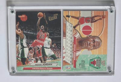 Michael Jordan 1992-1993 Fleer Ultra Error Cards. AJ English - 1/1 Set ...