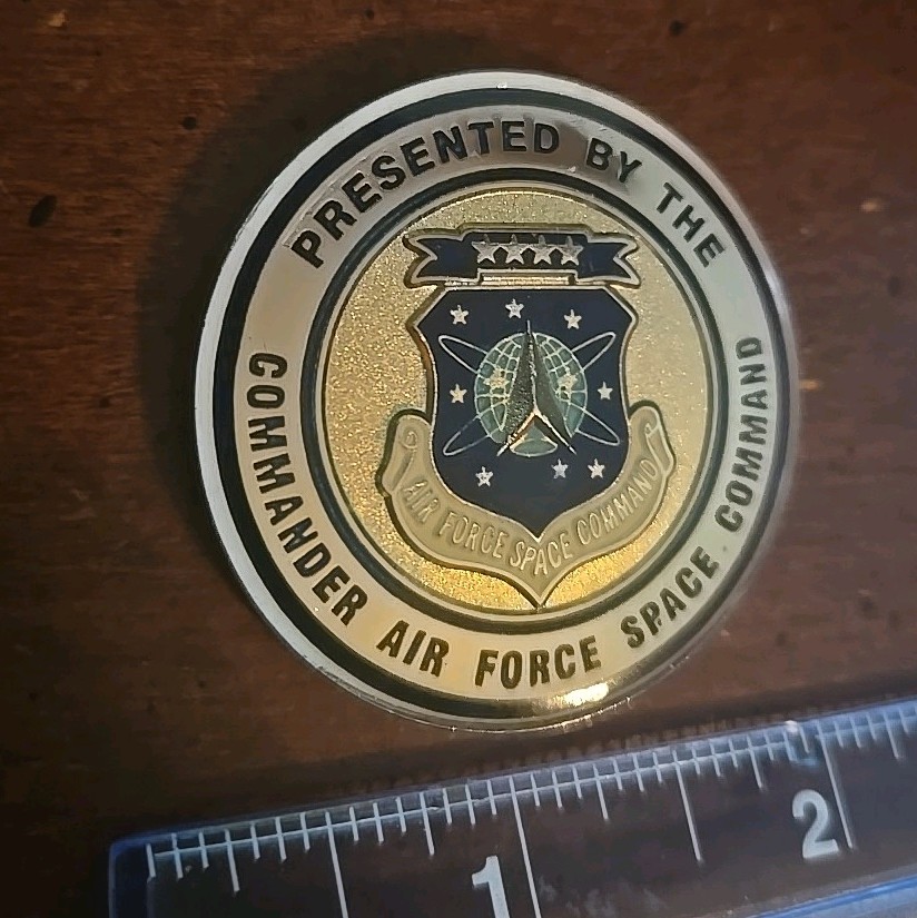 Air Force Space Command Challenge Coin Presented By The Commander ICBM ...