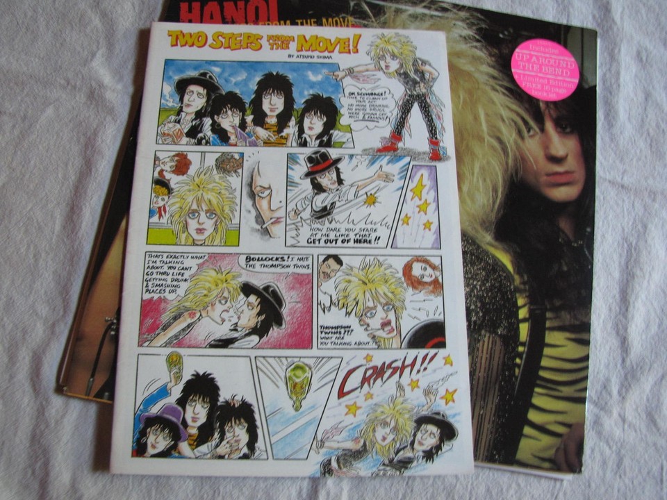 Near Mint Hanoi Rocks Two Steps from the Move with book, hype sticker pristine | eBay