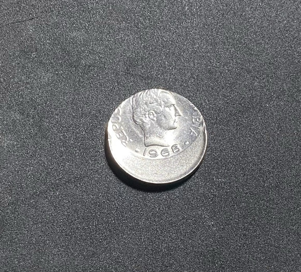 1968 Colombia Error Coin 20 Centavos KM# 227 | eBay