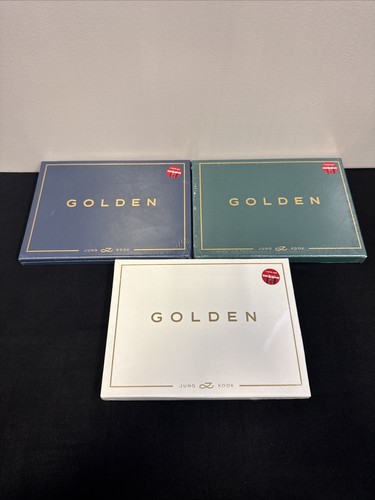 BTS Jungkook GOLDEN Album Set - 3 Versions Substance, Solid, Shine NEW SEALED | eBay