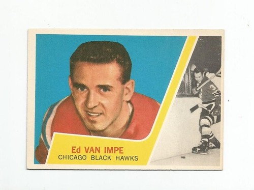 1963-64 ED VAN IMPE TOPPS HOCKEY CARD #30 ROOKIE " NICE CONDITION" | eBay