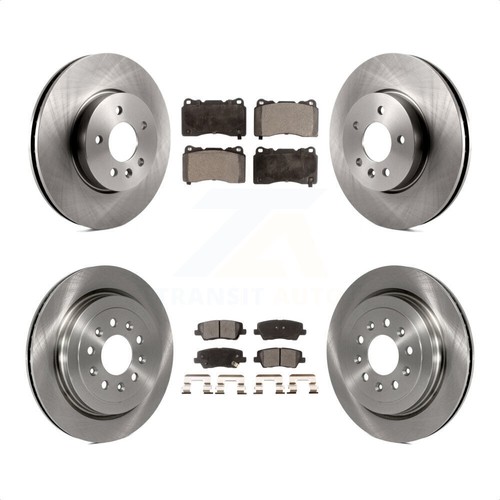 Front Rear Disc Brake Rotors And Ceramic Pads Kit For Cadillac ATS | eBay