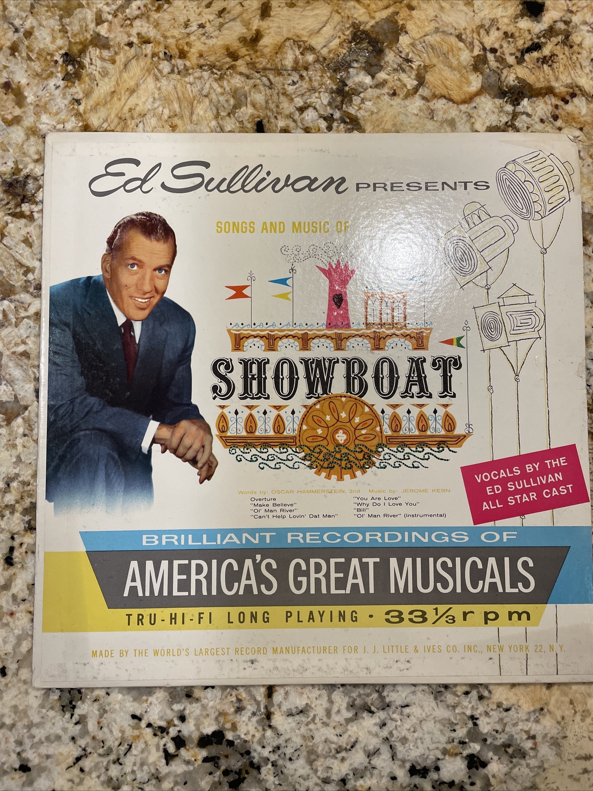 Ed Sullivan Presents Songs & Music of Showboat 33 RPM Record Vinyl | eBay