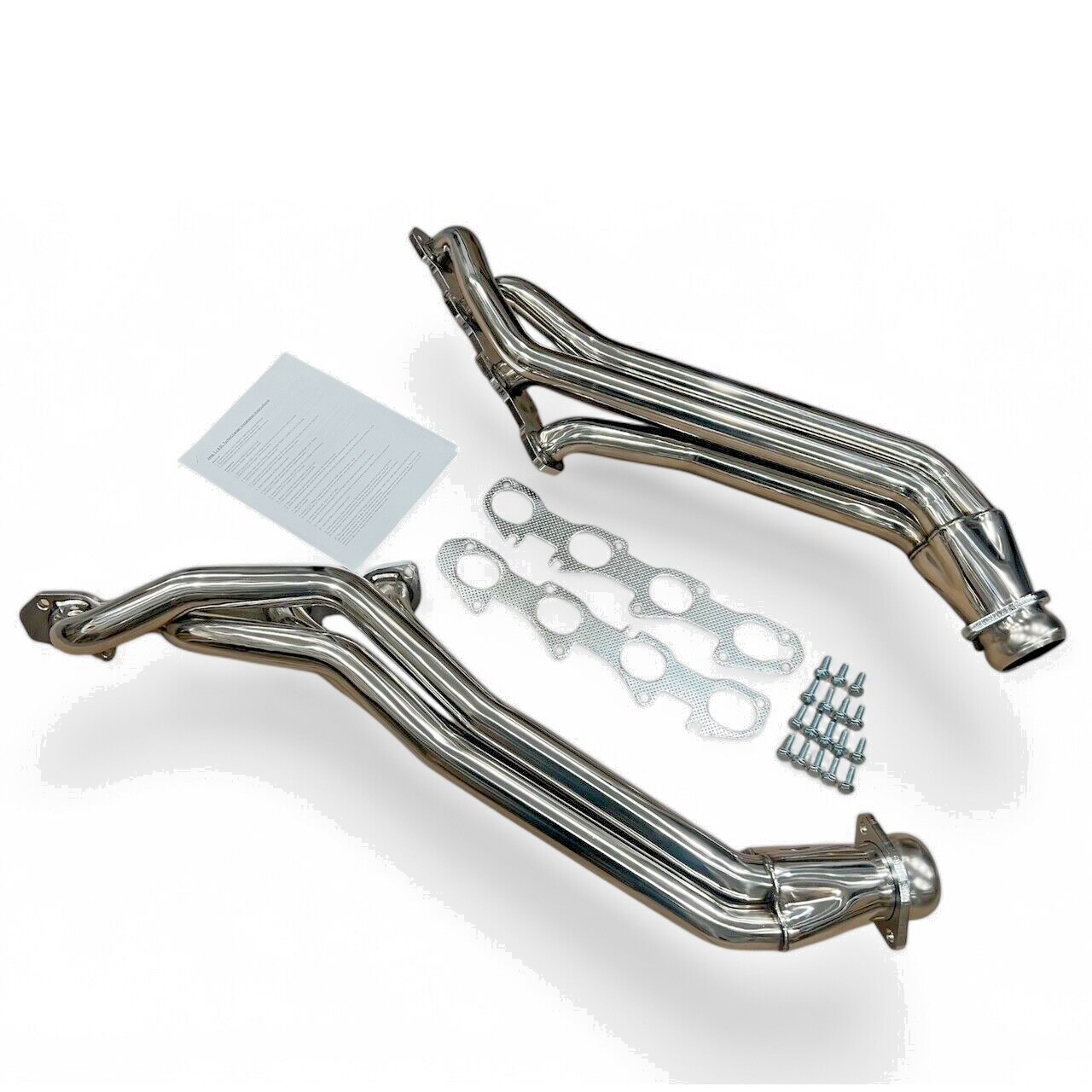 Long Tube Exhaust Headers Fits 09-23 Challenger Charger 5.7L 6.1L 6.4L ...