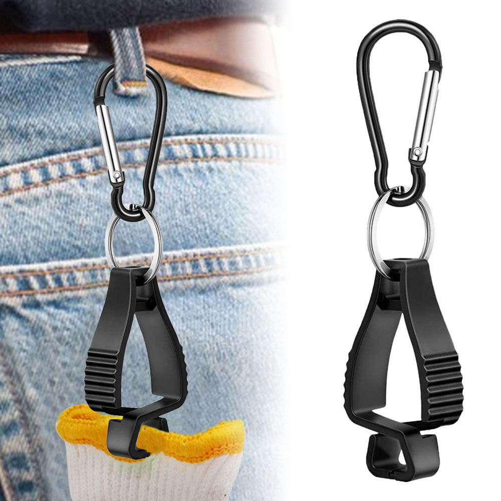 1-5Pc Glove Clip Clamp Grabber Interlock Carabiner Hook Holder Guard ...