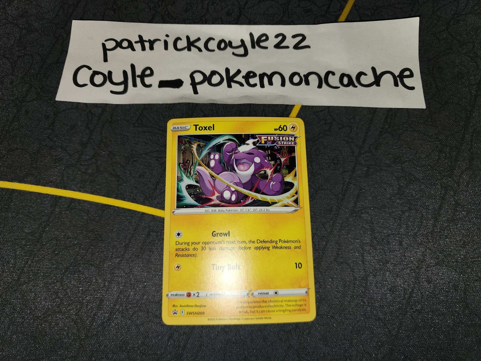 Toxel Holo Black Star Promo SWSH209 NM | eBay