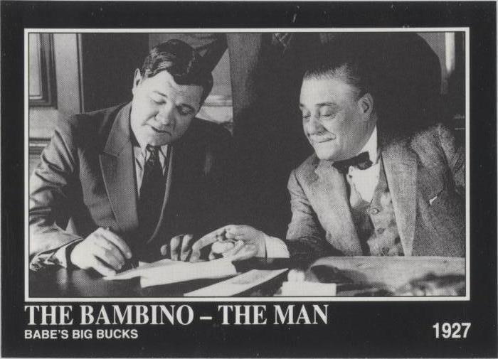 1992 Megacards The Babe Ruth Collection - Babe Ruth, Jacob Ruppert #131 ...