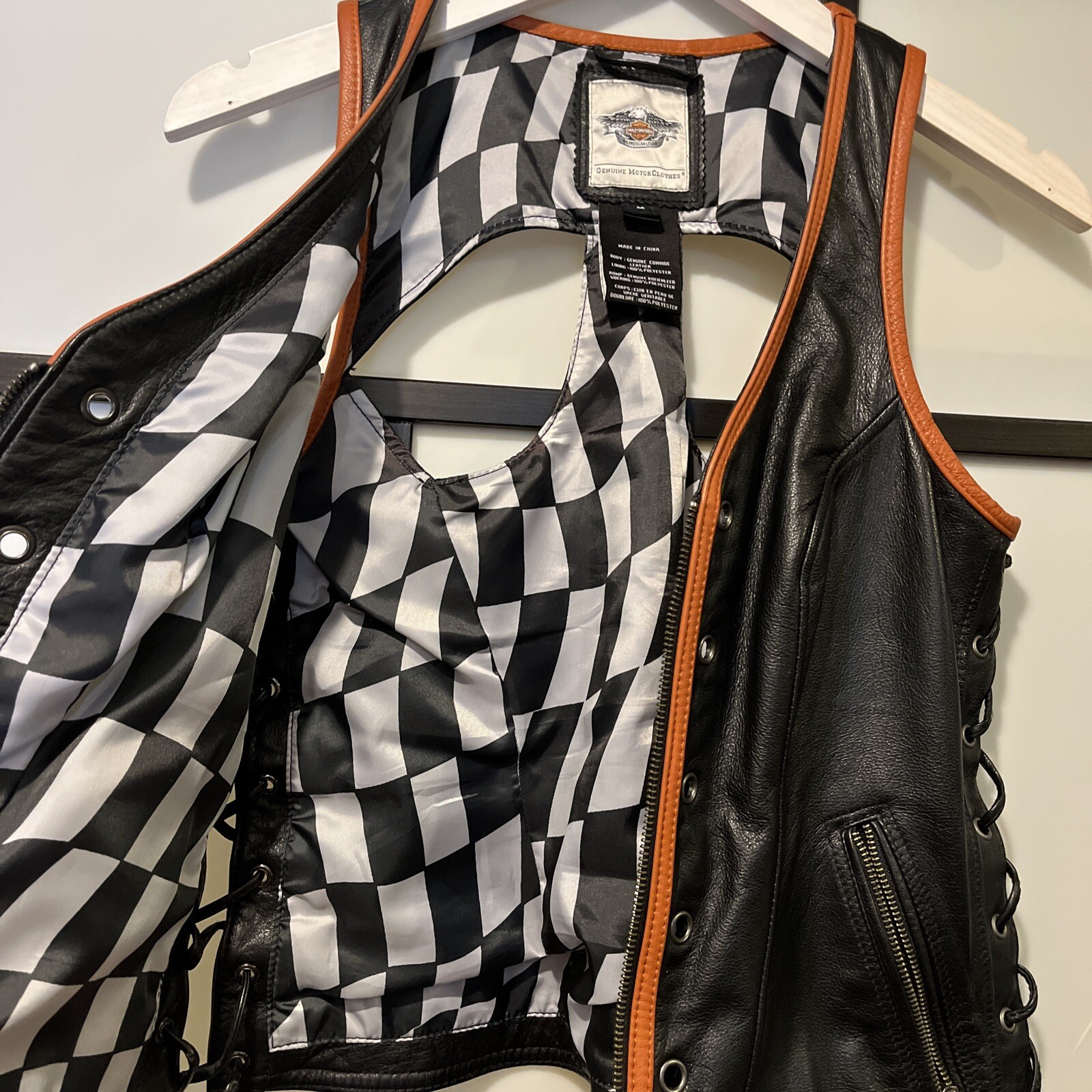 Harley Davidson Genuine Motor Clothes Ladies Black Le… - Gem