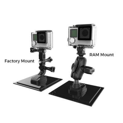 RAP-B-GOP2-A-GOP1U RAM 1" Ball Adapter for GoPro® Bases w/ Short Arm ...
