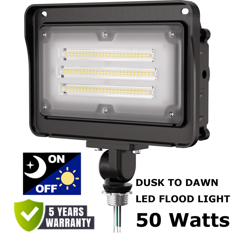 30W 50W LED Light with Knuckle Mount,Outdoor Lighting,5000K Daylight ...