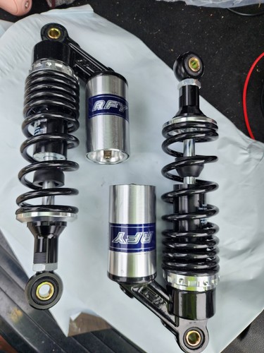 RFY SET Motorcycle rear shock absorbers 400mm suspension shocks ...