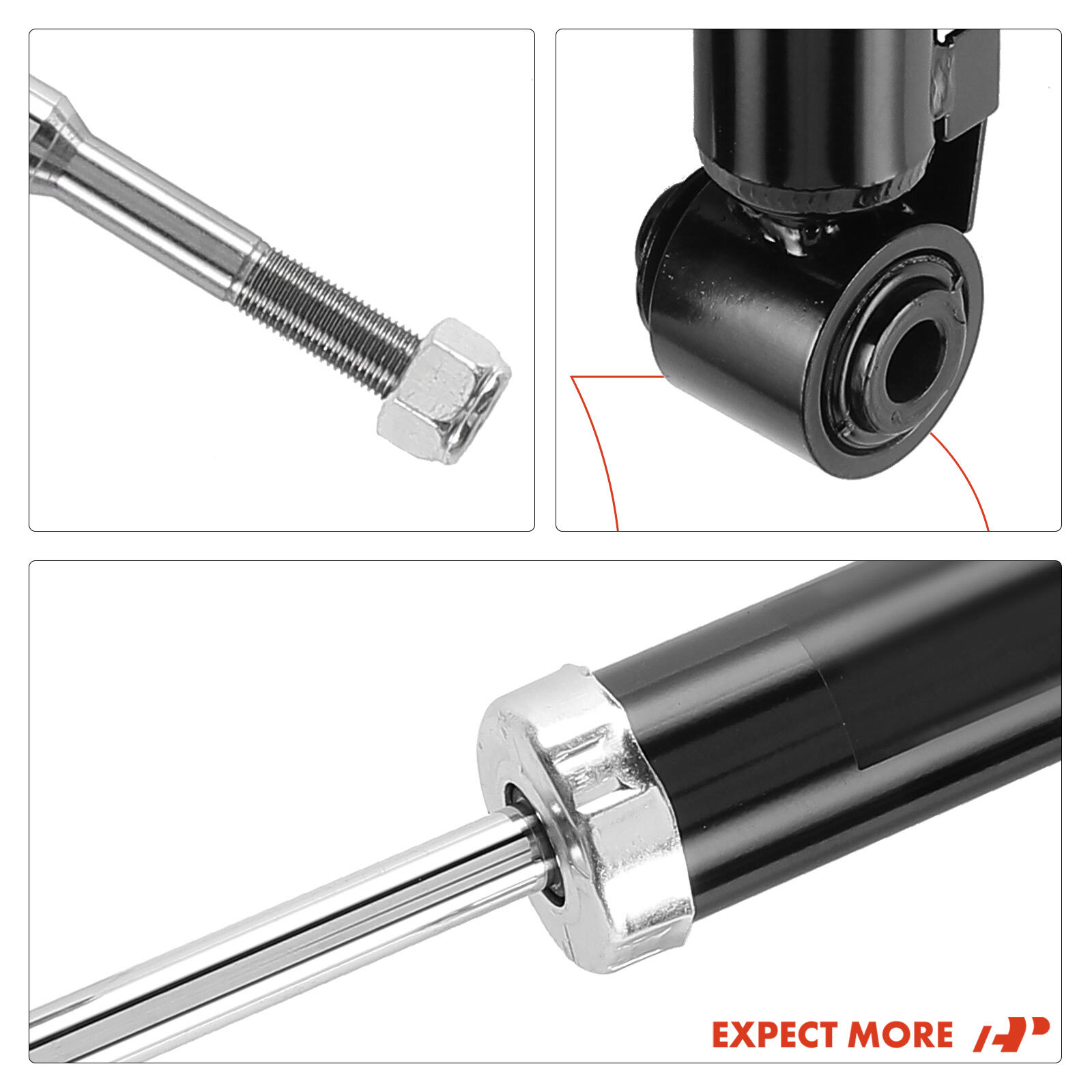 2x Rear Left & Right Shock Absorbers for Mini Countryman Paceman R60 ...