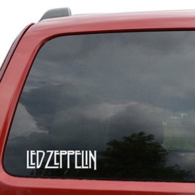 Led Zeppelin Rock Band Vinyl Decal 8" White | eBay