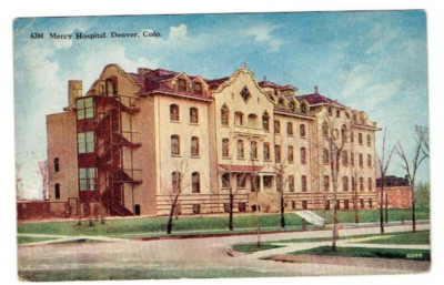 Mercy Hospital Denver Colorado CO Postcard Unposted Divided Back | eBay