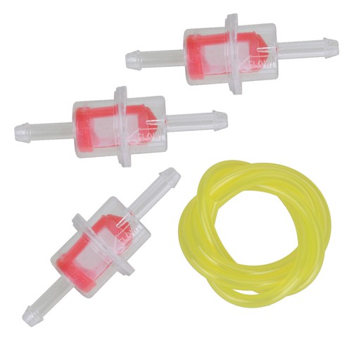 3x Fuel Filter w/ Fuel Hose 5x8mm Fit for Mofa Moped Mokick ...