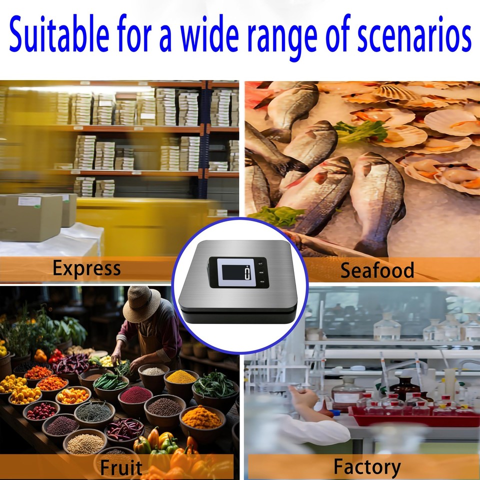 Shipping Scale 110 Lb Digital Postage Scale Lcd Display Postal Scales ...