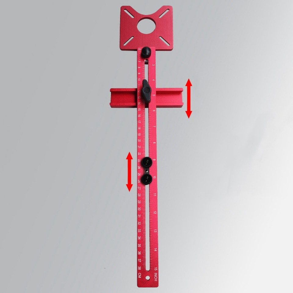 Fräsnut-Halterungsbasis für Trimmer-Kantenführung, Positionierungskreis ...