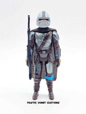 Vintage Kenner Style Custom Star Wars Cylon Mando BSG READ DESCRIPTION ...