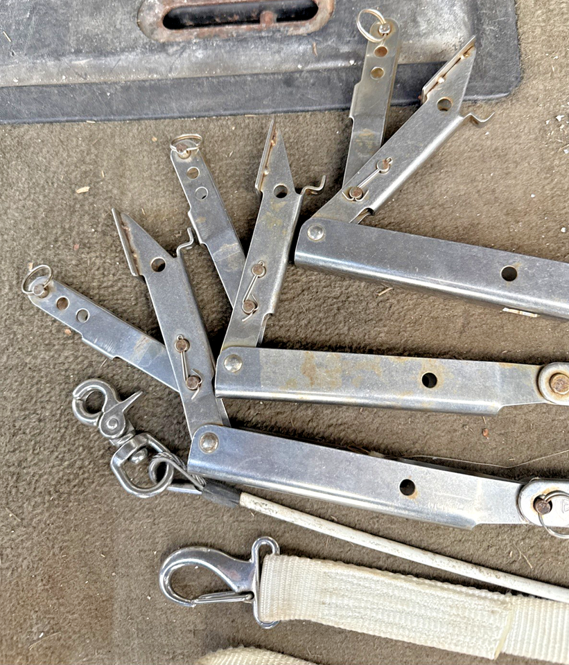 Sailboat Rigging Cable End Plate Part 02 Lot as shown Stainless Steel ...