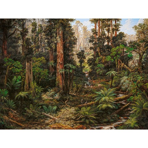 Isaac Whitehead, In the Sassafras Valley, Lustre Canvas Print, 12" x 16 ...