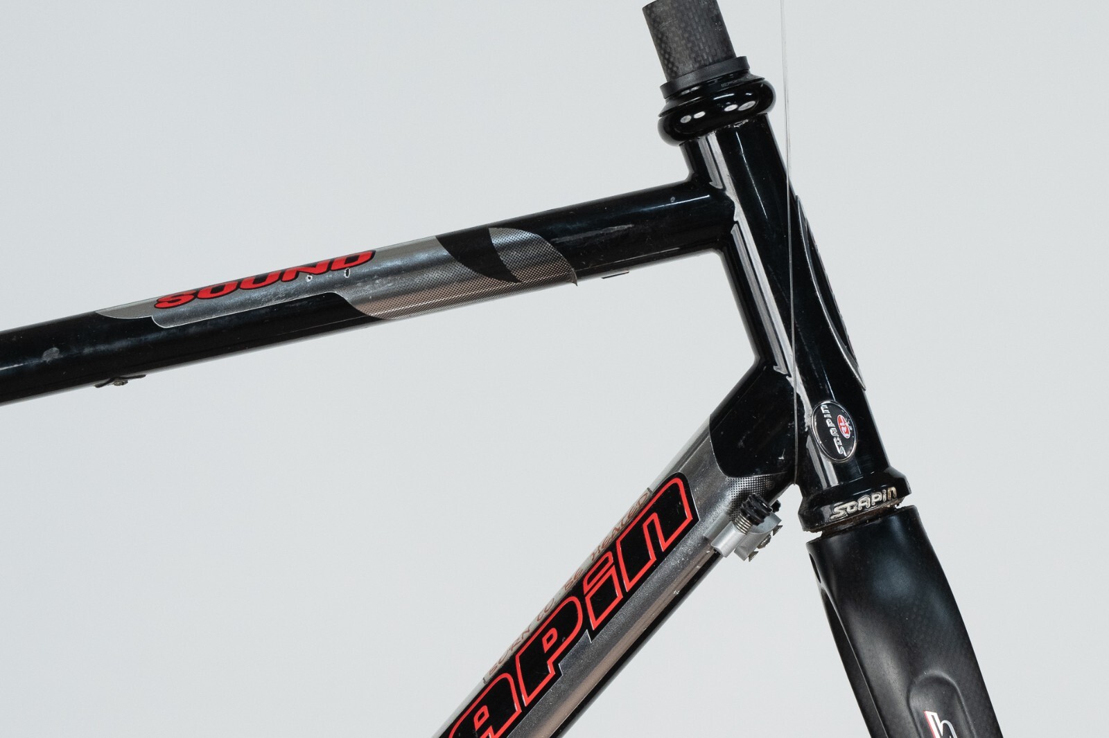 SCAPIN SOUND STEEL CARBON FRAME VINTAGE ROAD RACING BIKE BICYCLE LUGS ...