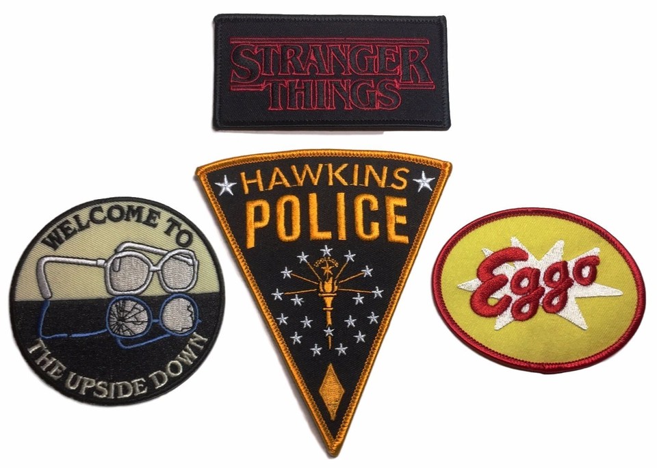 Stranger Things TV Series Embroidered Set of 4 PATCHES THESE ARE ...
