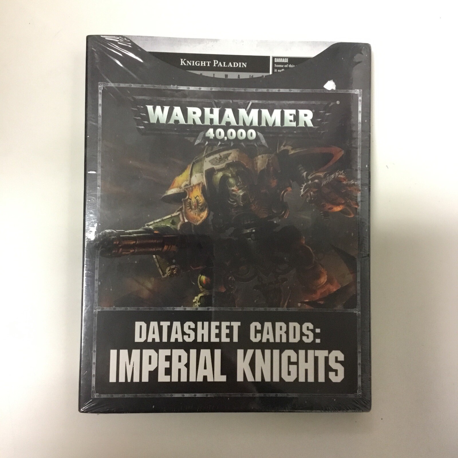 Warhammer 40k Imperial Knights Data Sheet Cards | eBay