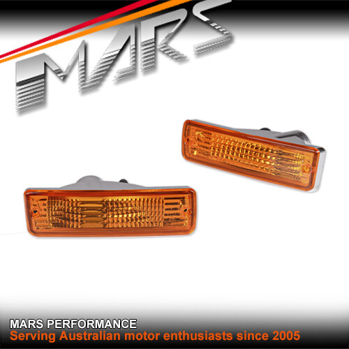 JDM Amber Front bumper bar Turn Signal Indicator Lights for Nissan ...