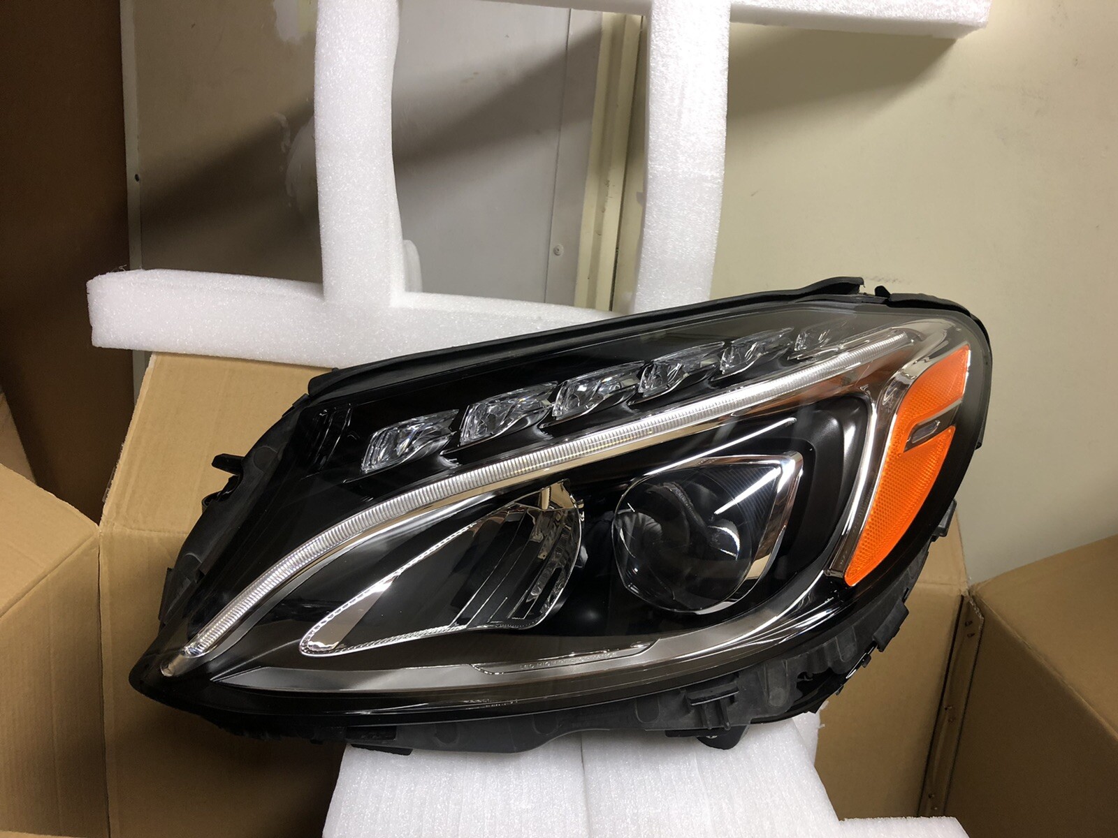 2015 2016 2017 2018 Mercedes Benz C-Class C300 LED Headlights Left Side ...