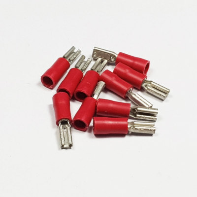 Insulated Red Female Spade Terminal Connector Terminals Crimp ...