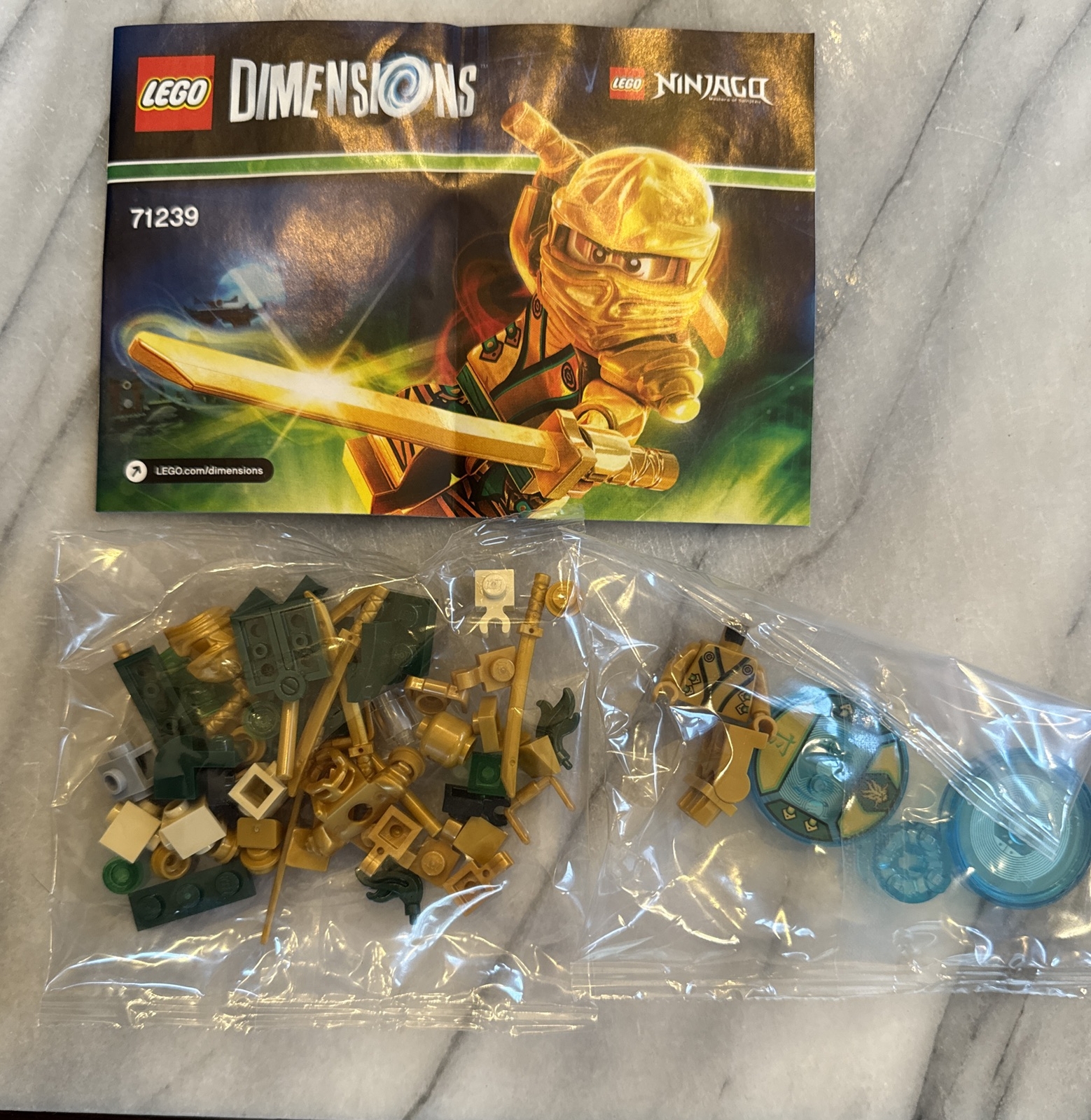 Brand New LEGO Dimensions Fun Pack 71239 Ninjago Lloyd & Lloyd’s Golden ...