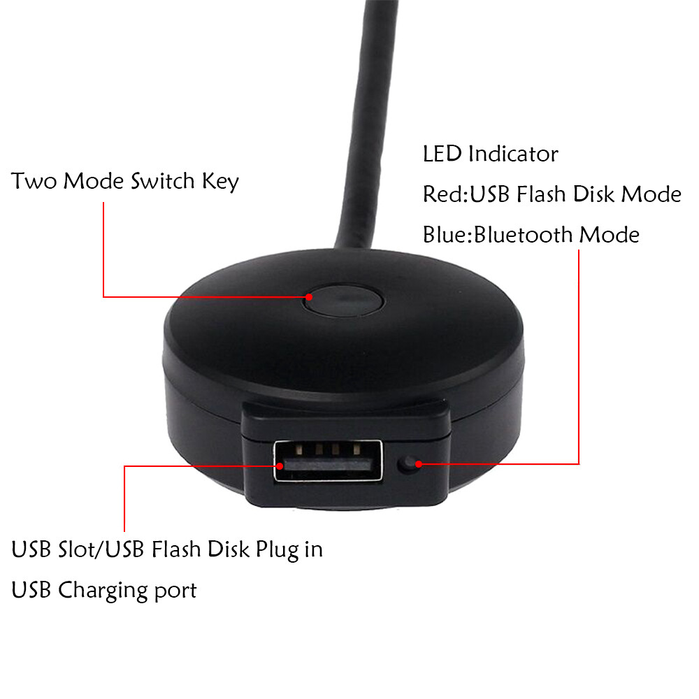 Interface Wireless-Bluetooth Adapter USB Music Cable For Mercedes-Benz ...