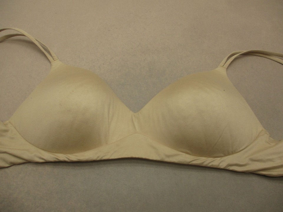 36B AERIE SUNNIE Womens Beige Lightly Lined Wireless Back Closure Demi ...