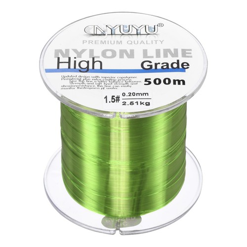Nylon Fishing Line 547Yard 6Lb Monofilament Fluorocarbon Coated Light ...