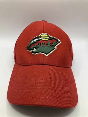 Minnesota Wild 47 Brand Maroon Hat Strap back Cotton Ball Cap ...