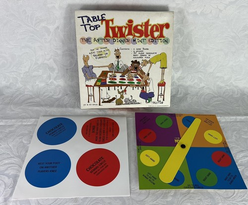 Vintage 1998 Hasbro Table Top Twister After Dinner Mint Edition - No ...