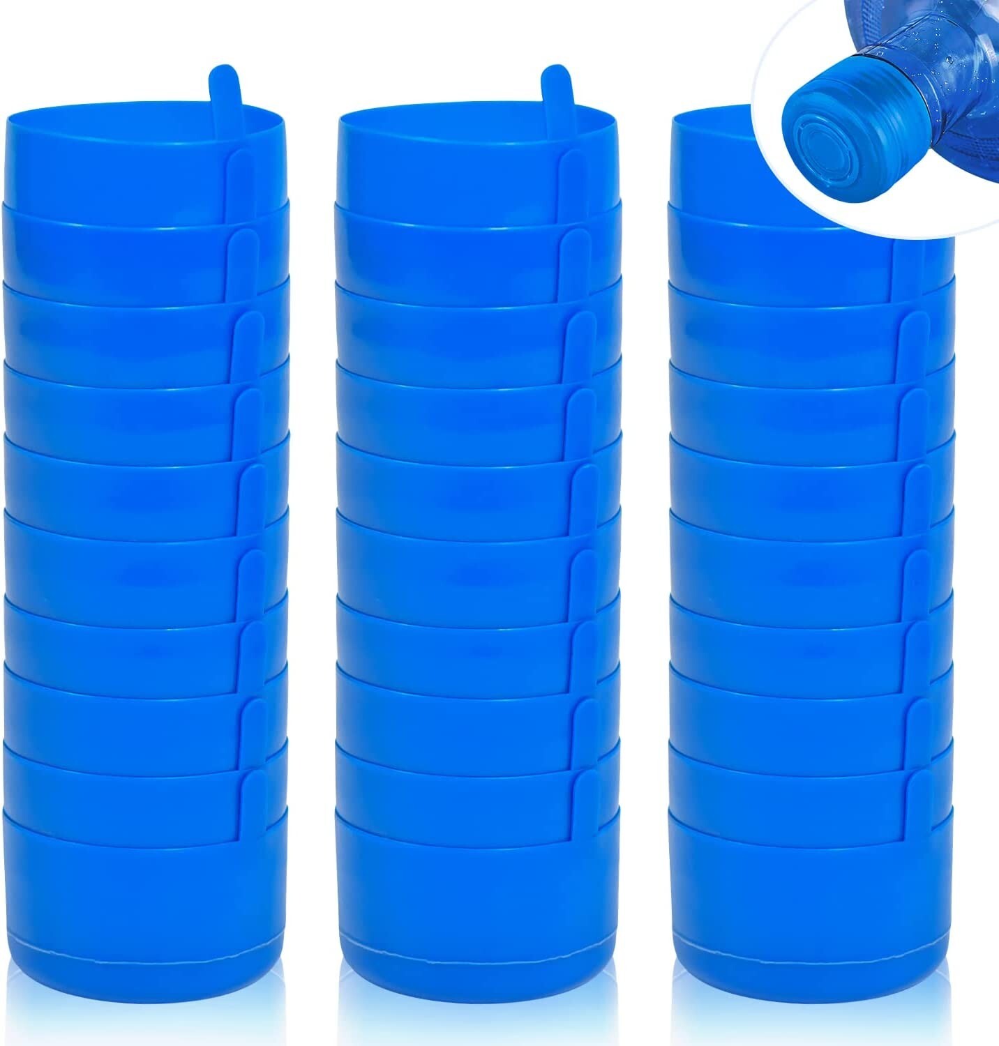 1-20PCS Reusable Snap Button Cap Seal Lid For 55mm 3-5 Gallon Water ...