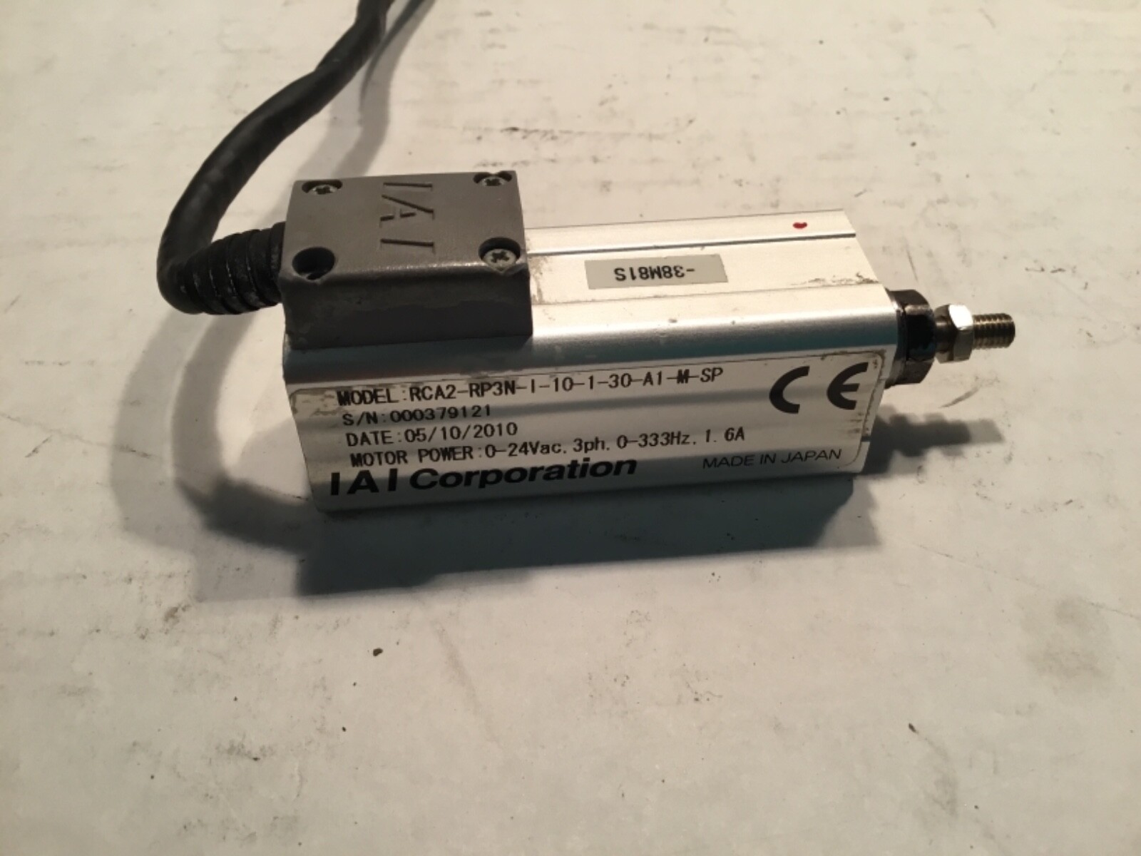 IAI Corporation Intelligent Actuator Servo Motor RCA2-I-10–1-30-A1-M-SP ...