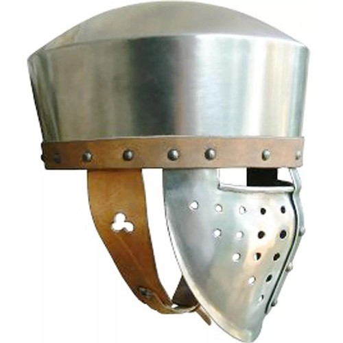Medieval Great Knight Helmet Armor Functional Crusader Templar Helmet ...